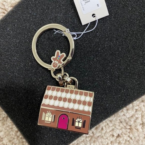 kate spade | Accessories | Kate Spade Gingerbread House Keychain | Poshmark